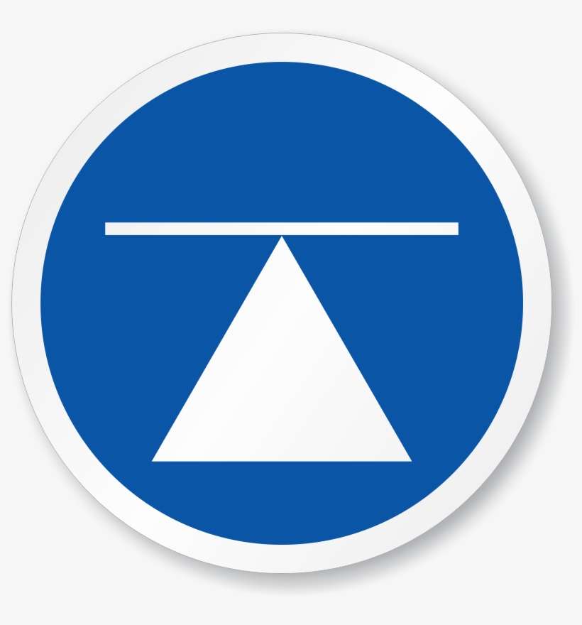 Download Center Of Gravity Iso Sign - Centre Of Gravity Symbol ...