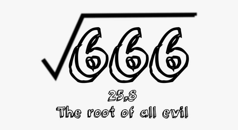 Root 666 = - 666 Root PNG Image | Transparent PNG Free Download on SeekPNG