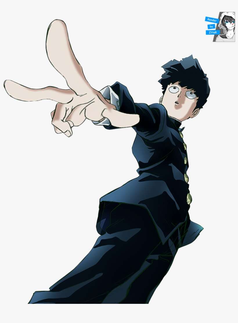 Mob Psycho 100 Render 04 V2 - Mob Psycho 100 Png PNG Image ...