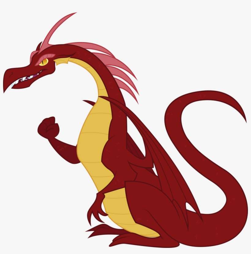 Absurd Res, Artist - My Little Pony Big Dragon PNG Image | Transparent ...