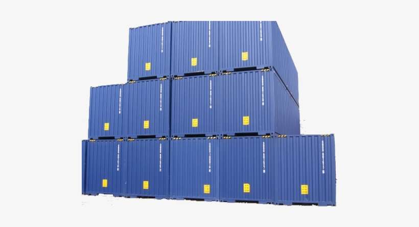 Collection Blue Containers - Shipping Container PNG Image | Transparent ...