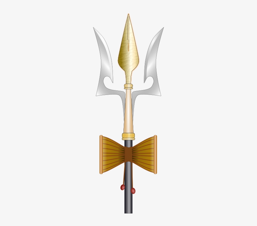 Shiva's Trishool With Damroo - Trishula Cb Edit Png PNG Image ...