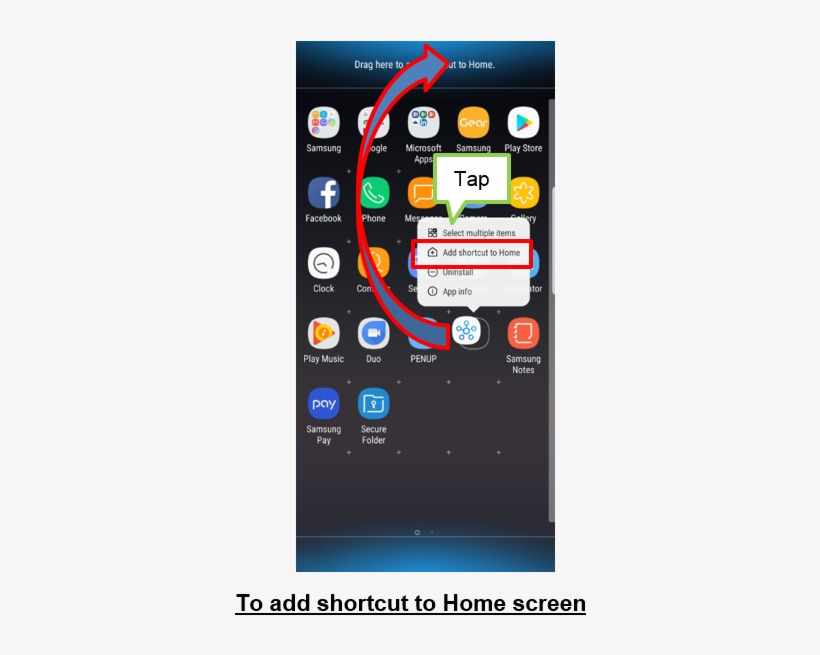 Galaxy Note 8 Home Screen-2 - Samsung Note 8 Home Screen PNG Image ...