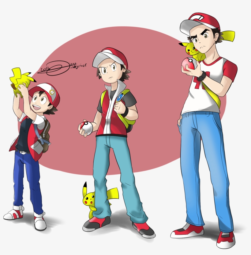 From Small To Big - Pokemon Trainer Red 2016 PNG Image | Transparent ...