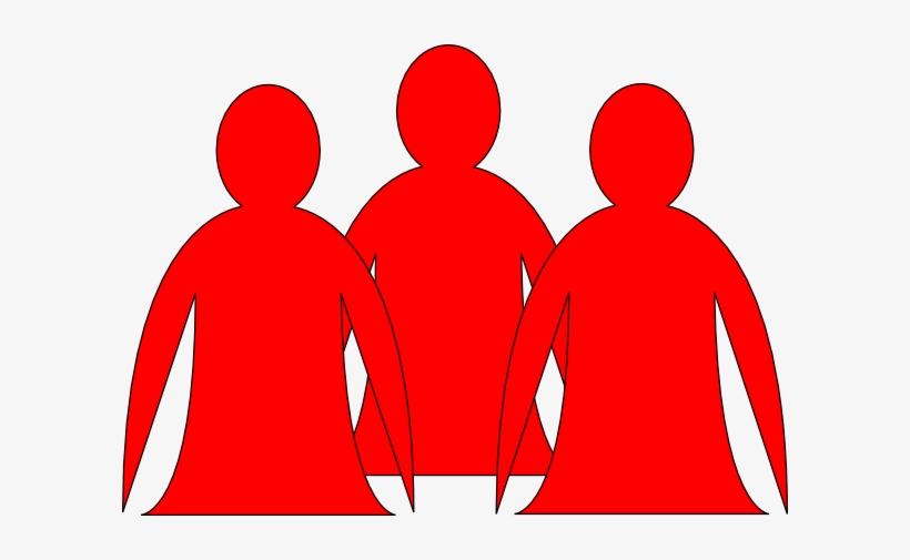 Abstract People Red 2 Clip Art At Clker - Clip Art PNG Image ...