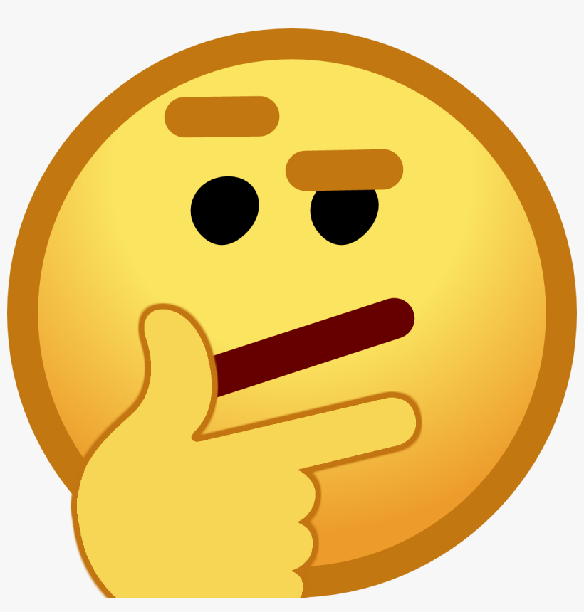 Thinking - Emote PNG Image | Transparent PNG Free Download on SeekPNG