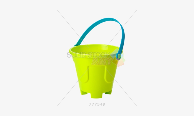 Stock Photo Of Yellow Sand Pail Isolated On Transparent - Sand Pail PNG ...