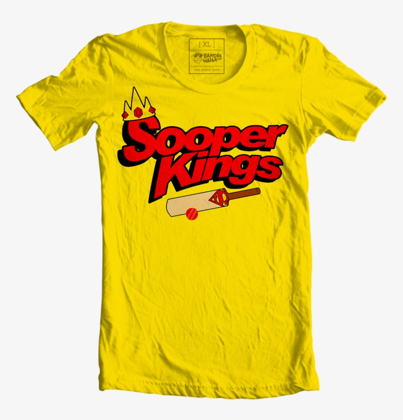 Chennai Super Kings Fan Tee - Trendy Graphic T Shirt PNG Image ...