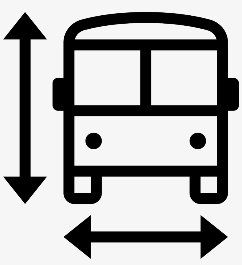 Bus Size Icon - Gravitational Force And Tension Force PNG Image ...