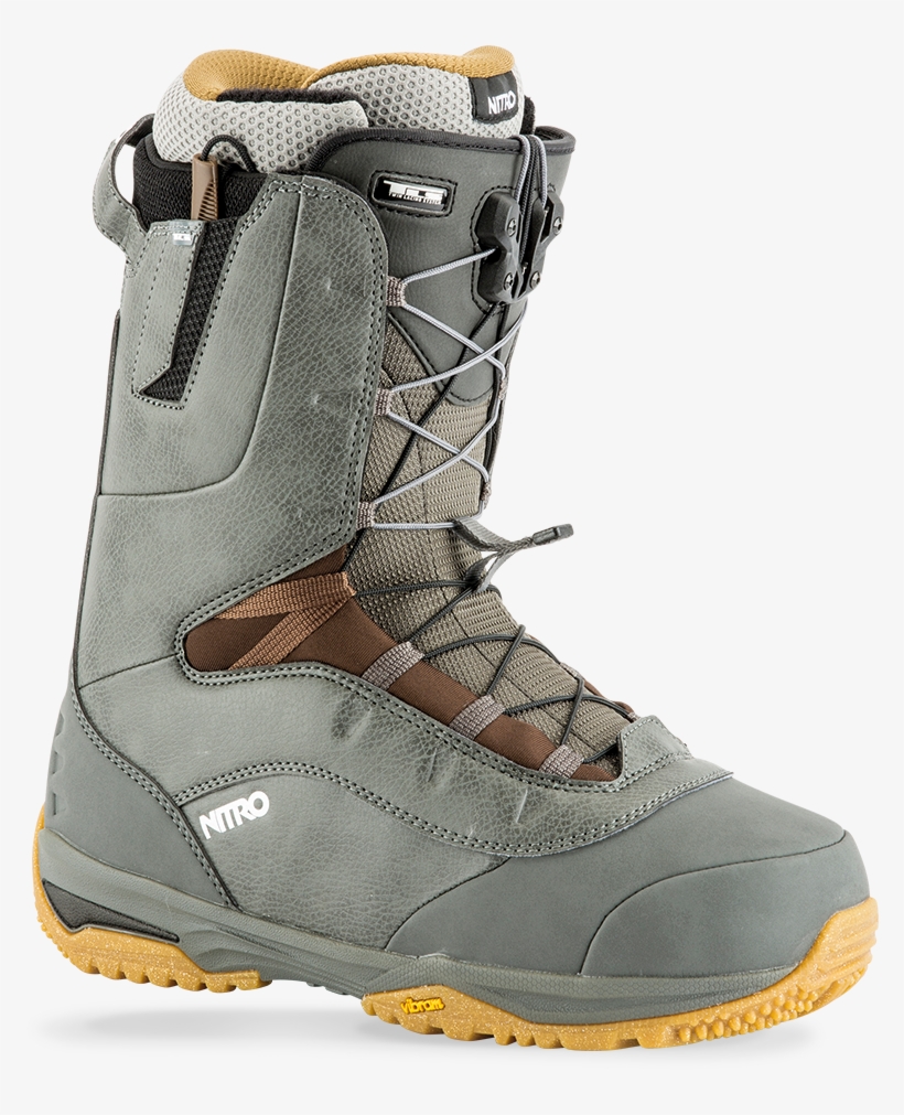 By Just Pulling Up On The Lace Handle - Nitro Venture Pro Tls Snowboard ...