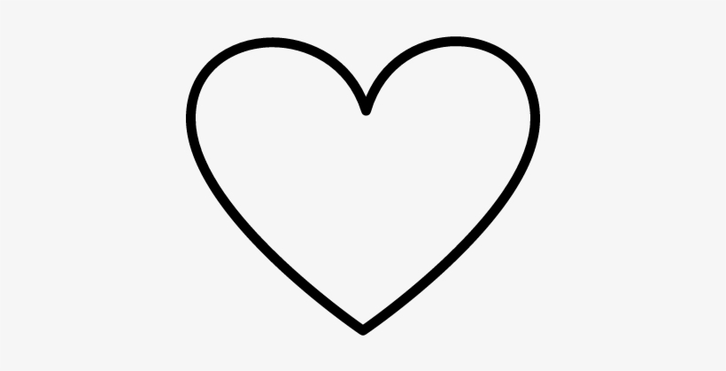 Heart Outlined Shape Vector - Corazon Forma PNG Image | Transparent PNG ...