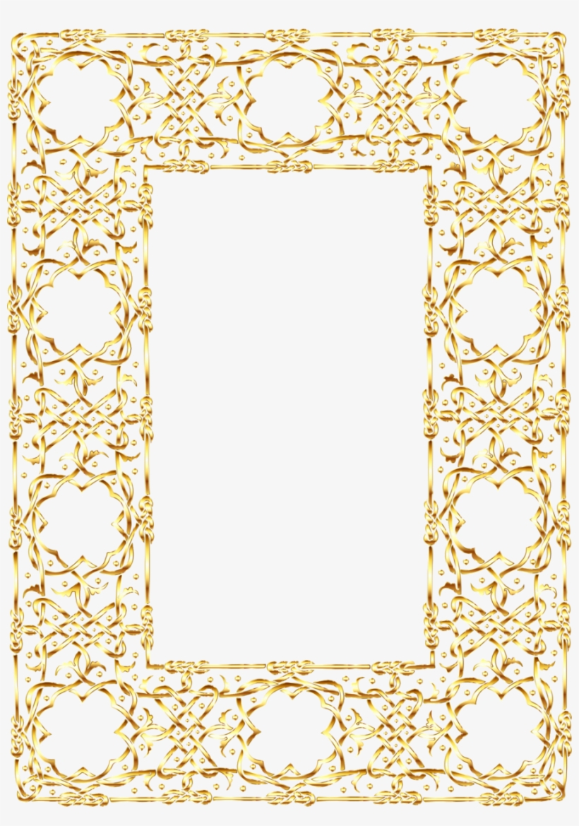 Gold Frame With No Background Clipart Desktop Wallpaper - Frame Png No ...