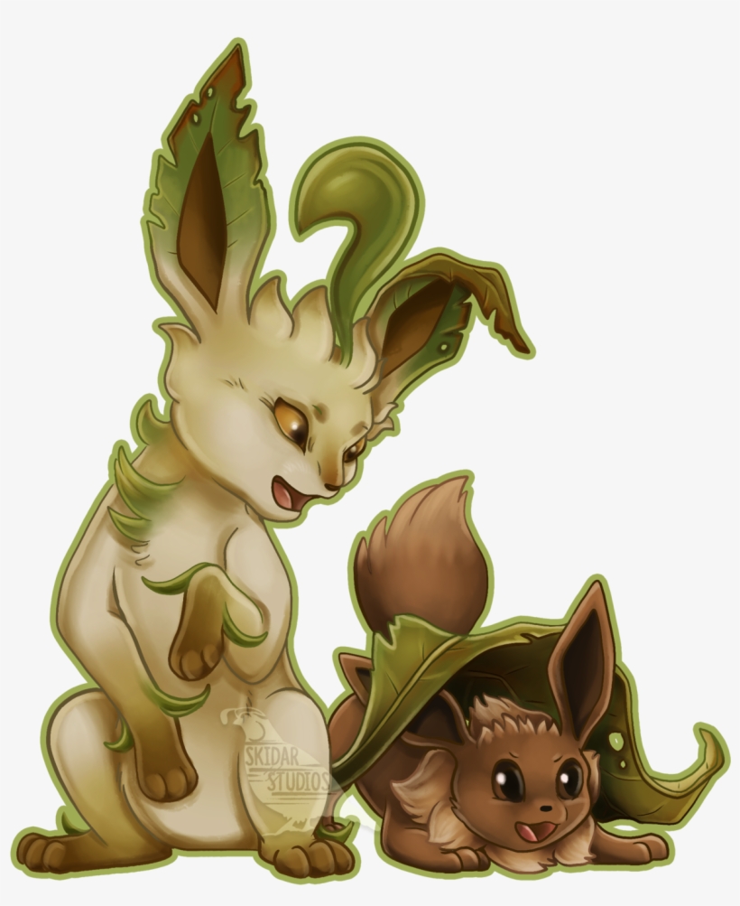 Eevee & Leafeon - Leafeon PNG Image | Transparent PNG Free Download on ...