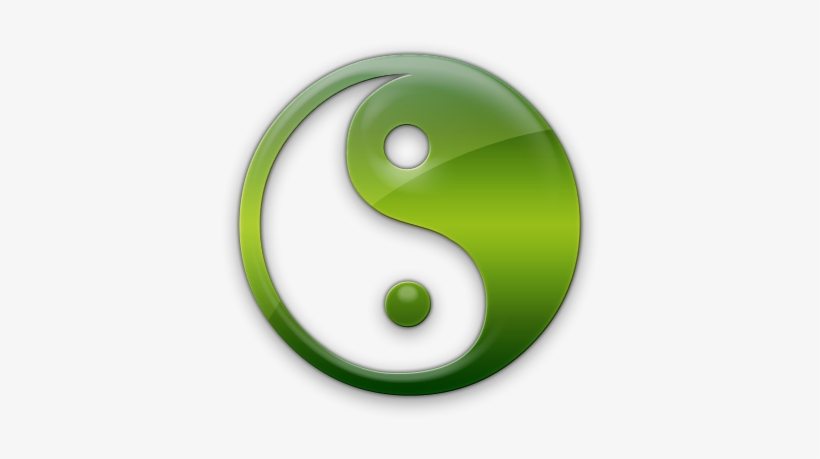 When - Yin And Yang Green PNG Image | Transparent PNG Free Download on ...