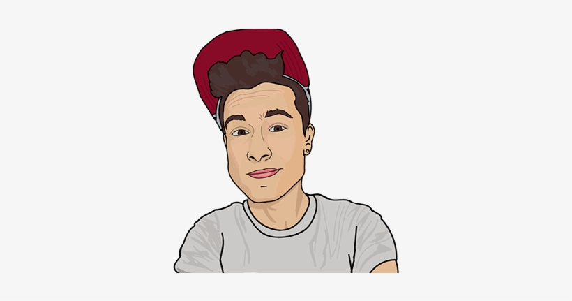 Kian Lawley Illustration On Behance - Cartoon PNG Image | Transparent ...