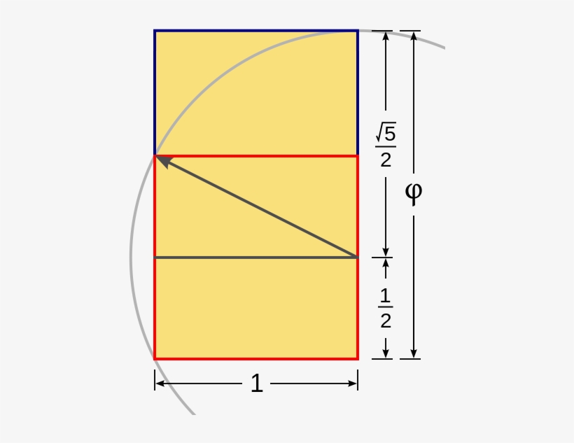 How To Construct A Golden Rectangle - Golden Rectangle PNG Image ...