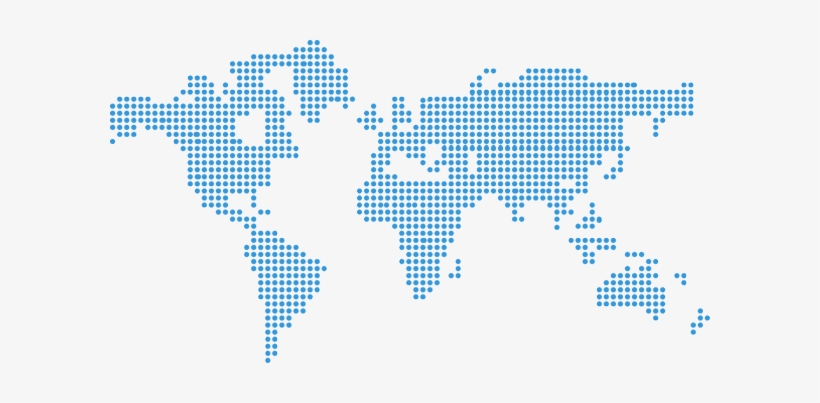 Download Dotted World Map Png - World Map Vector Png Dotted ...