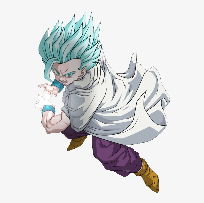 Blue Simply Isn't As Cool As Yellow/gold - Gohan Ssj2 White Background ...