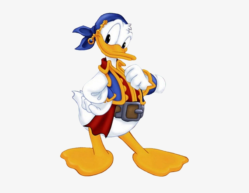 Donald Panda Free Images Info - Donald Duck Pirate PNG Image ...