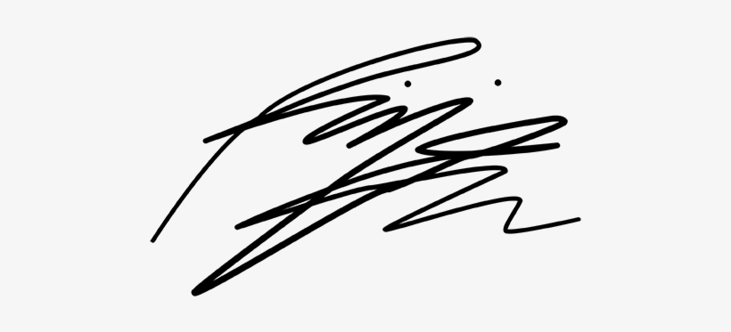 Download Rap Monster's Signature - Rap Monster Signature | Transparent ...