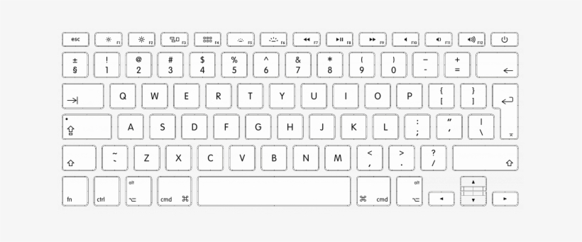 Mac Keyboard International - German Keyboard Macbook Pro PNG Image ...