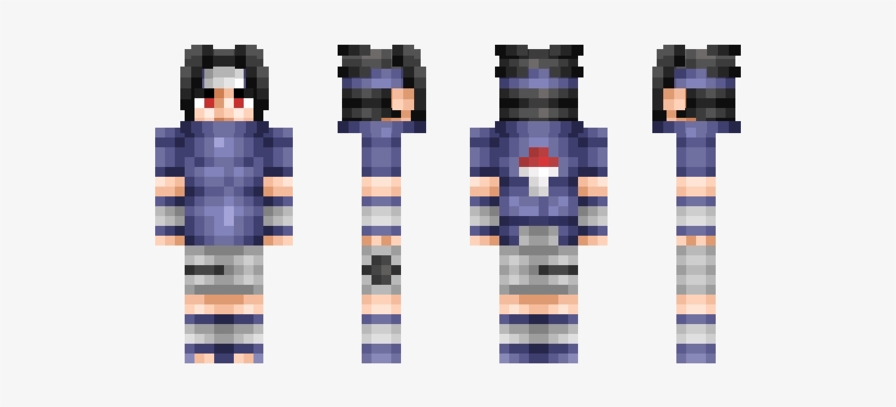 Download Minecraft Skin Sharingan - Water Bottle | Transparent PNG ...