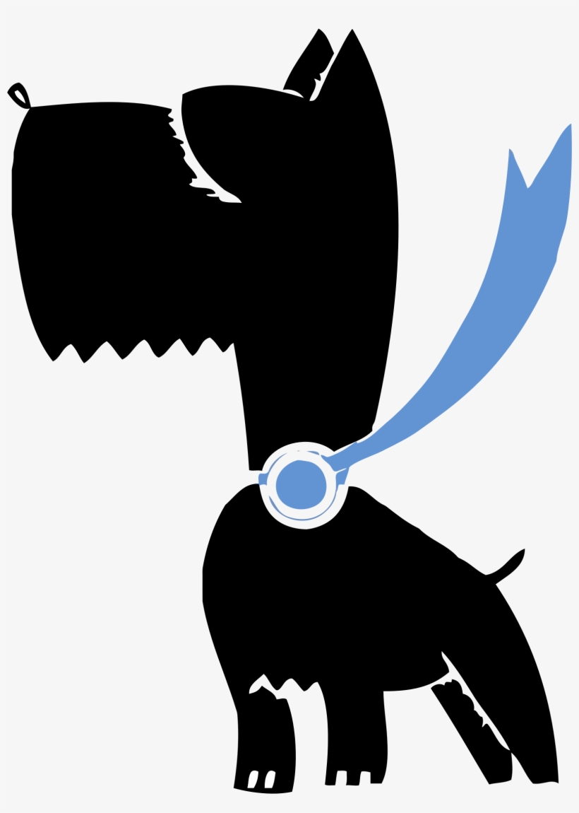 This Free Icons Png Design Of Dog Silhouette With Blue PNG Image ...