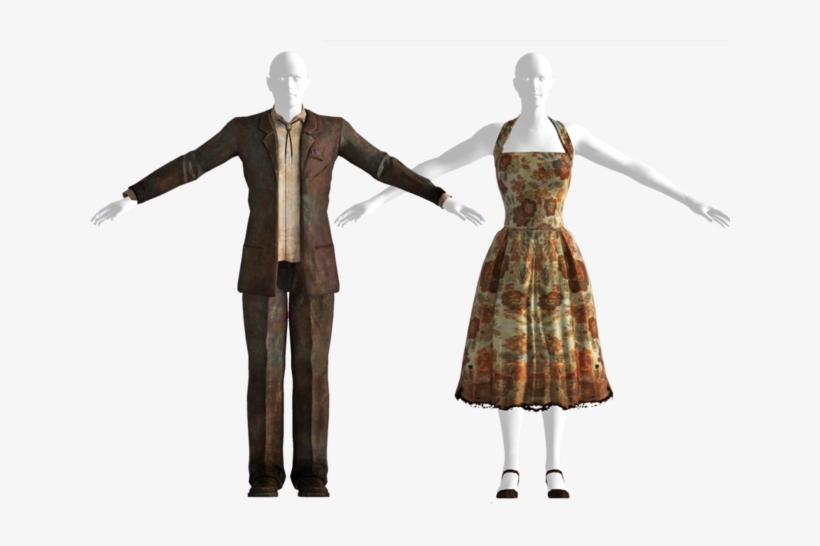 Fnv Shabby Gambler Suit - Fallout New Vegas Suit PNG Image ...