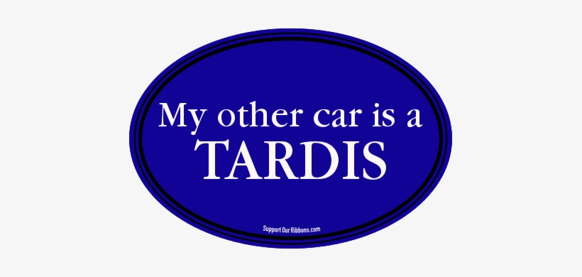 My Other Car Is A / Tardis - Circle PNG Image | Transparent PNG Free ...