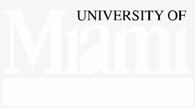 Download University Of Miami Logo Black And White - Uji | Transparent ...