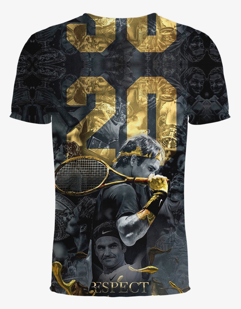 Roger Federer Tennis 3d T-shirt - Tennis PNG Image | Transparent PNG ...