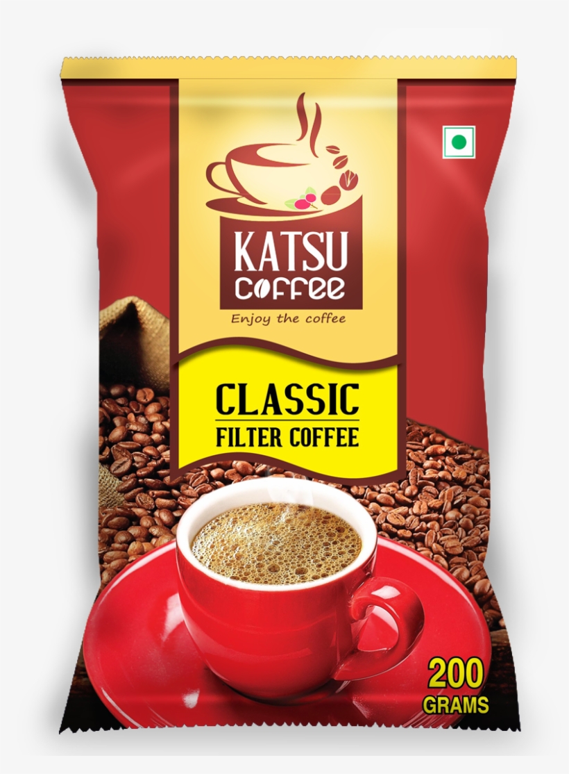 Coffee Powder Classic Pack - Katsu Coffee Private Limited PNG Image ...
