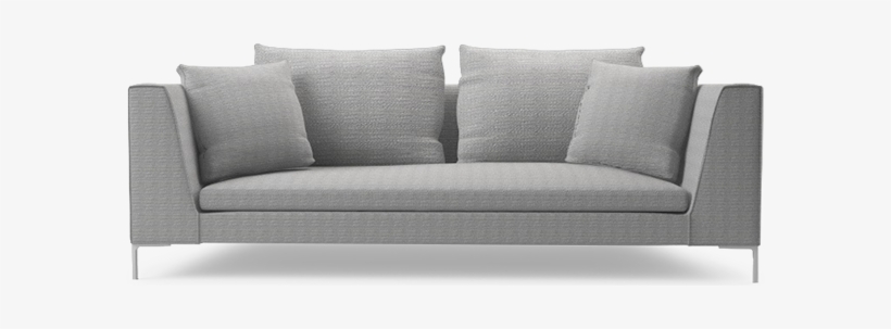 Download Alison 3 Seater Front View - Studio Couch | Transparent PNG ...