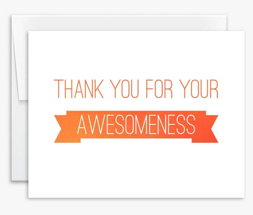 Thank You For Your Awesomeness Card [product Type] - Thank You For Your ...