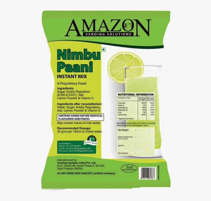 Amazon Nimbu Pani Instant Mix - Water PNG Image | Transparent PNG Free ...