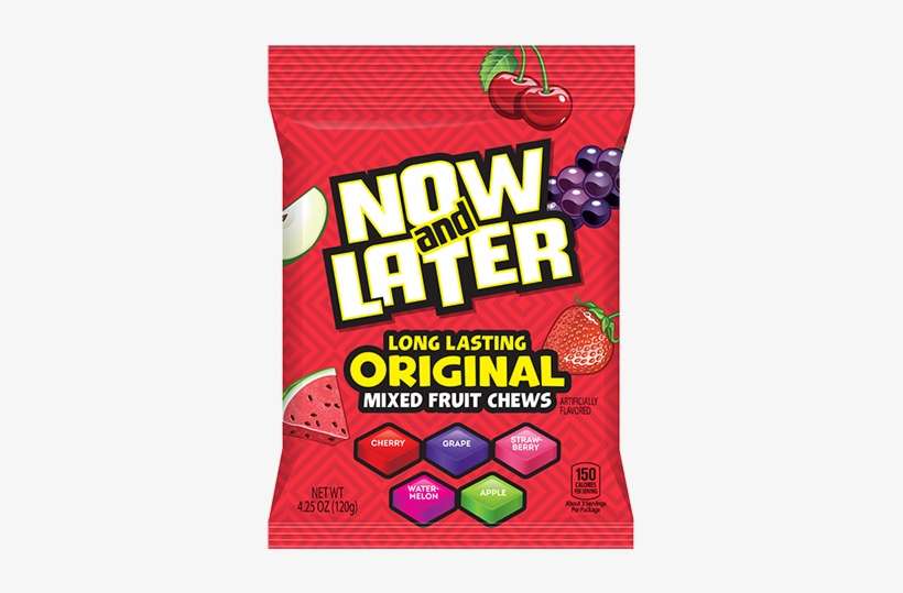 Now And Later Long Lasting Original Mixed Fruit Chews - Now And Later ...