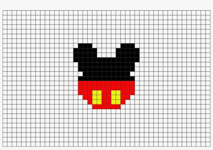 Mickey Mouse Pixel Art PNG Image | Transparent PNG Free Download on SeekPNG