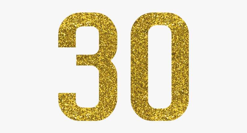 Download Gold Number 30 Png | Transparent PNG Download | SeekPNG