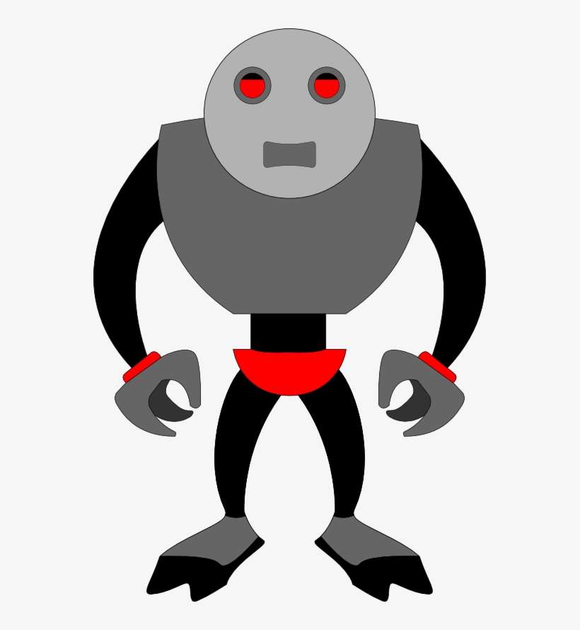Cartoon Robot No Background PNG Image | Transparent PNG Free Download ...
