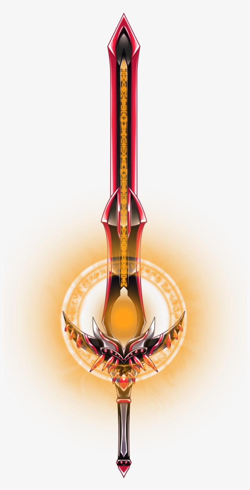 Crimson Lotus, Sword Form W/ Circle - Sword PNG Image | Transparent PNG ...