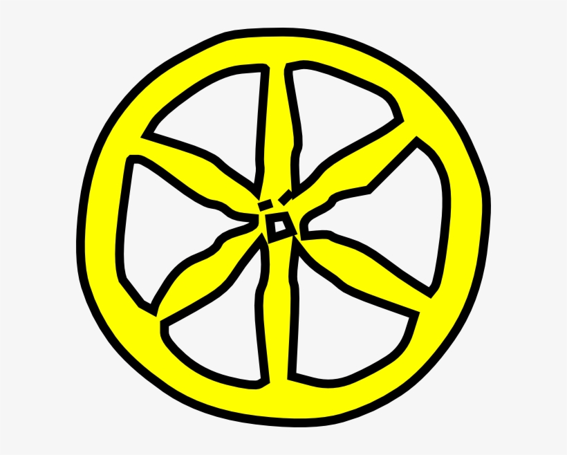 Yellow Wheel Clip Art - Clip Art PNG Image | Transparent PNG Free ...