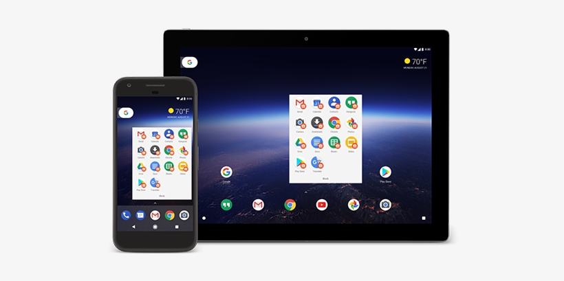 Bring Your Favorite Android - Android Oreo Tablet PNG Image ...