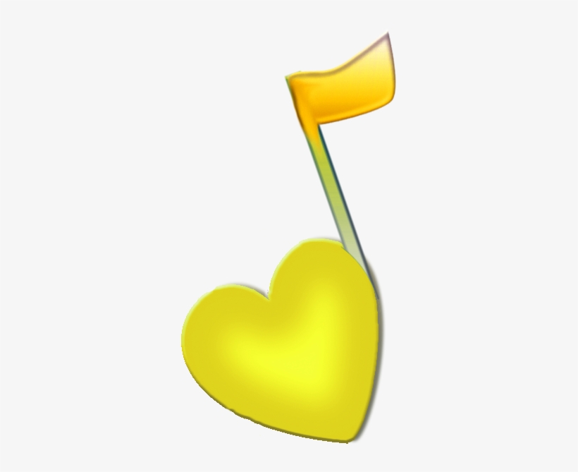 Yellow Music Note - Musical Notes Yellow Transparent PNG Image ...
