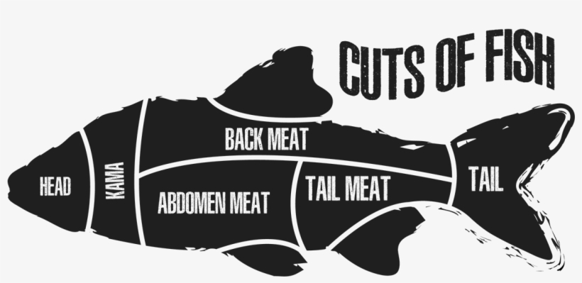 Fish Cuts - Cuts Of Fish Parts PNG Image | Transparent PNG Free ...