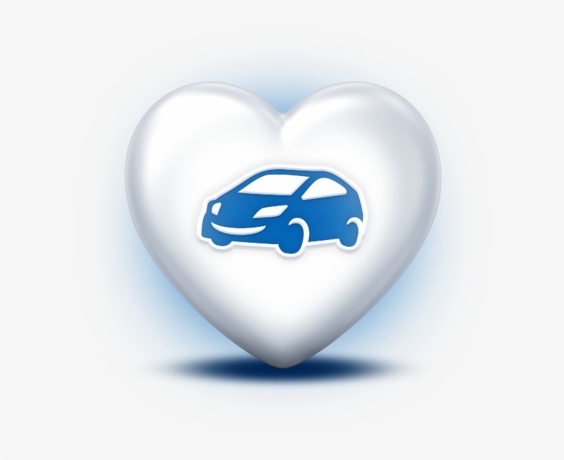 3d White Preferred Dealer Heart Featuredcontent - Car Dealership PNG ...