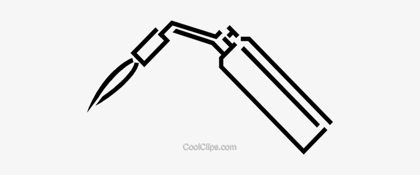Blow Torch Royalty Free Vector Clip Art Illustration - Blow Torch ...