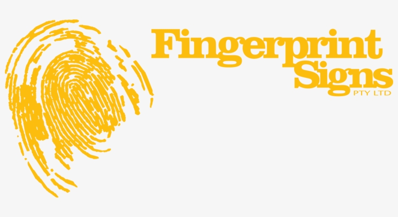 Download Logo - Fingerprint Signs | Transparent PNG Download | SeekPNG