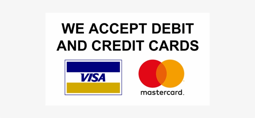 Download We Accept Debit And Credit Cards Sticker - We Accept Debit And ...