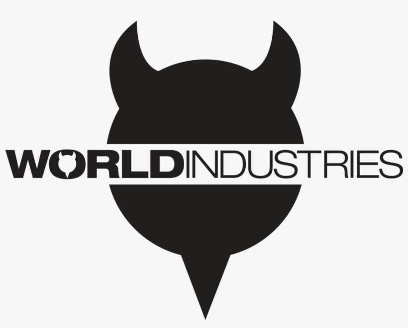 Throwback Devil Logo Sticker - World Industries PNG Image | Transparent ...