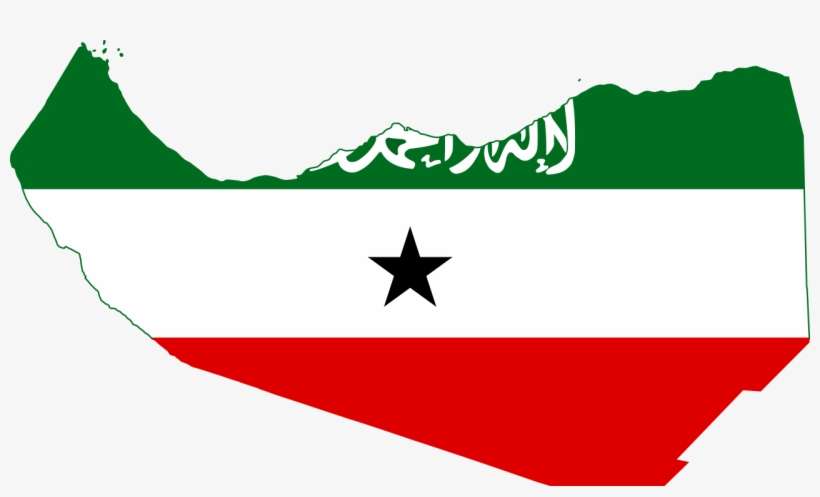 Flag-map Of Somaliland - Somaliland Flag Map PNG Image | Transparent ...